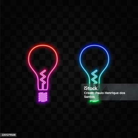 램프 아이콘 벡터 램프 아이디어 로고 네온 스타일 개념 세트 전기 아이콘 웹 디자인 요소 실루엣 절연 램프 검증에 대한 스톡 벡터 아트 및 기타 이미지 Istock