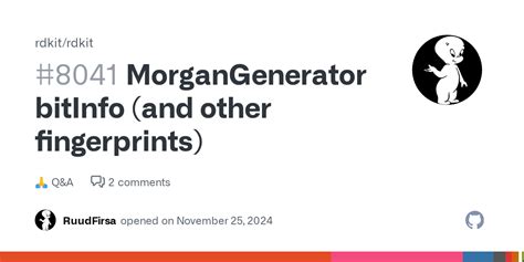 MorganGenerator BitInfo And Other Fingerprints Rdkit Rdkit