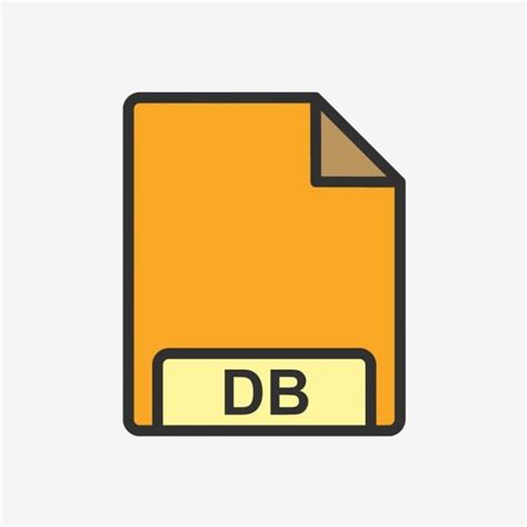 벡터 db 아이콘 파일 형식 파일 형식 png 일러스트 및 벡터 에 대한 무료 다운로드 pngtree