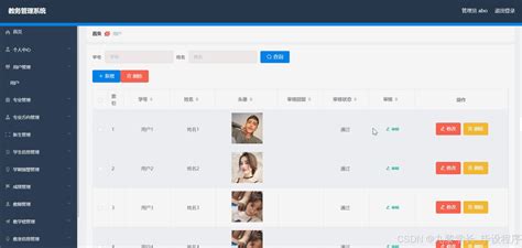 Springboot毕设 教务管理系统 程序论文 Csdn博客