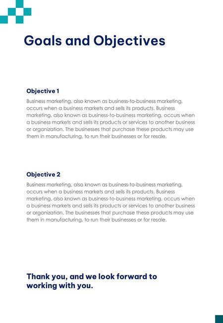 Maximum Blue Business Proposal Template Infografolio