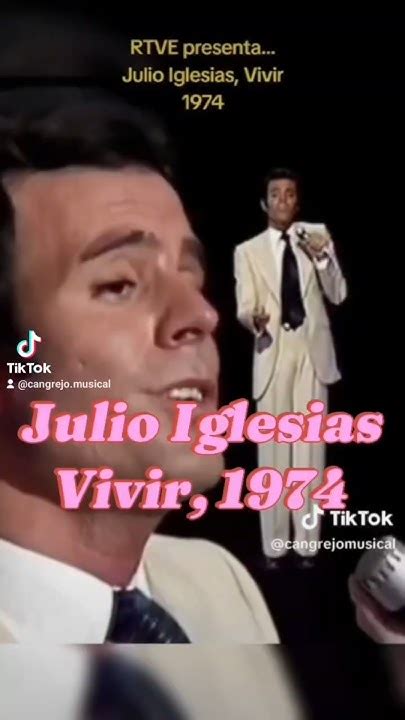 Vivir Por Julio Iglesias 1974 Youtube