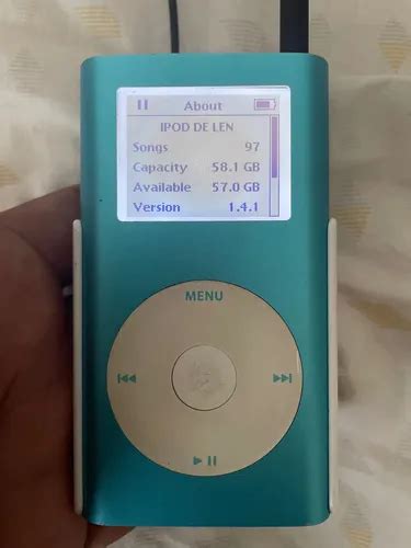Ipod Mini 2g Modificado Celeste Cuotas Sin Interés