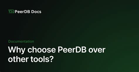 Why Choose Peerdb Over Other Tools Peerdb Docs Setup Your Etl In