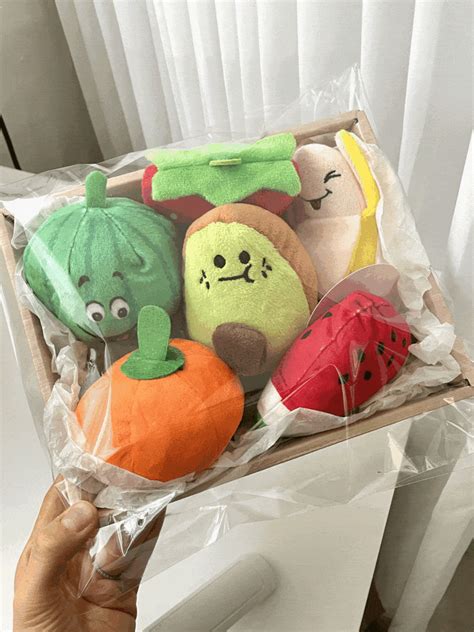 코튼볼 강아지 장난감 과일선물세트 생일선물 명절선물 삑삑이 에이블리