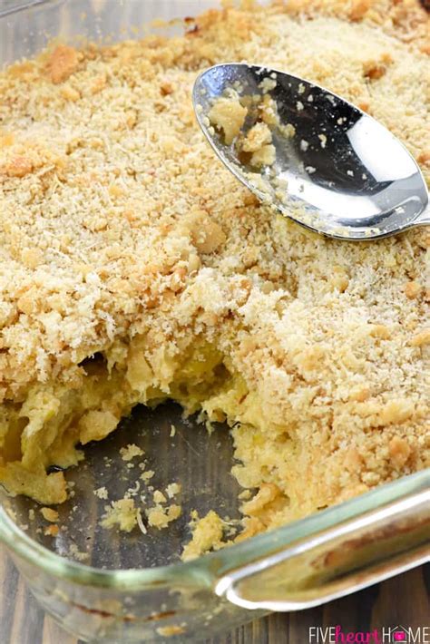 Southern Squash Casserole Summer Comfort Food • Fivehearthome