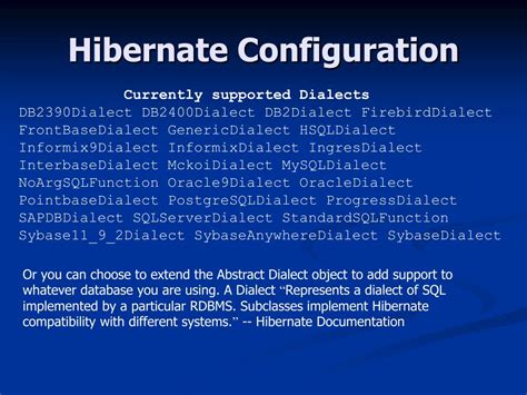 Ppt Rapid Persistence Layer Development With Hibernate Hibernate Powerpoint Presentation Id