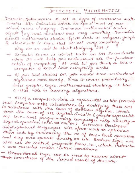 Discrete Mathematics Unit 1 Pdf