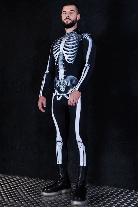 Men Skeleton Costume Men Halloween Costumes Halloween Couple Costume