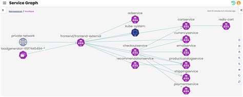 Visualizing Service Connectivity Dependencies And Traffic Flows In