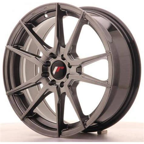 Japan Racing Jr21 Hiper Black 9x17 5105 Et35 Cb741 • Pris