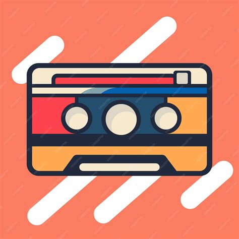 Premium Vector Cassette Tape