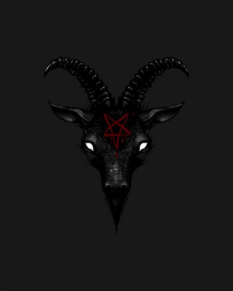 Baphomet Head Sculpture