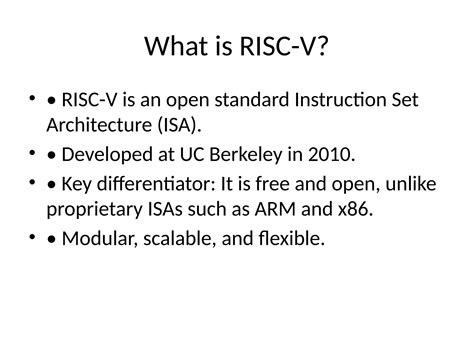 Insights On Open Hardware And RISC V Pptx