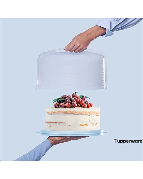 Baking Food Prep And Cooking Tupperware Cake Taker Round