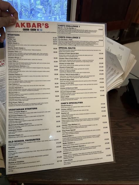 Akbars Restaurant Menu Delightful Dishes Await You