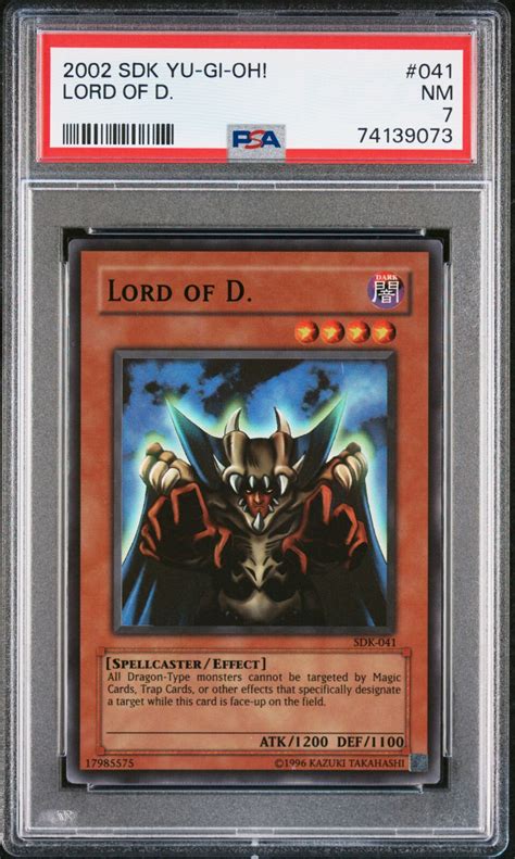 2002 Yu Gi Oh Lord Of D Sdk 041 Psa 7 Ebay