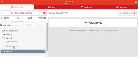 Organizing Assignments