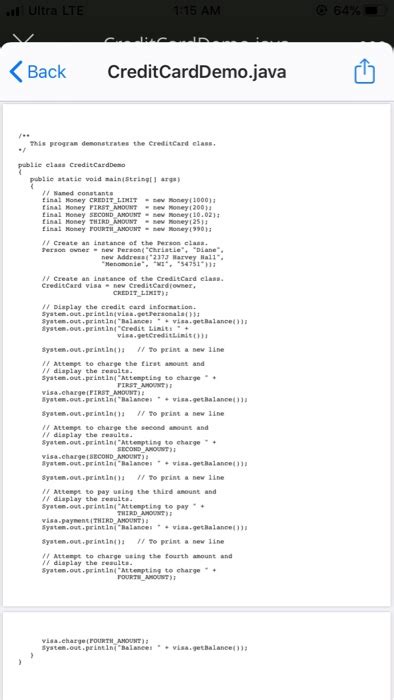 Solved Lab Objectives Be Able To Write A Copy Constructor