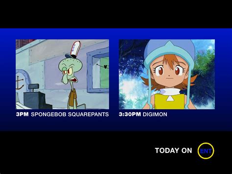 Ent Today Lineup Spongebob To Digimon 2001 By Thenexusonda On Deviantart