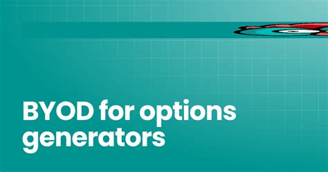 Byod For Options Generators Rewst Documentation