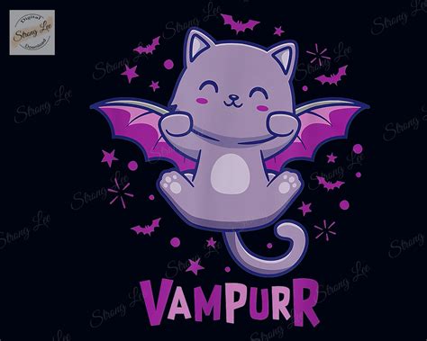 Cute Kawaii Vampire Cat Halloween Png Vampire Cat Halloween Png