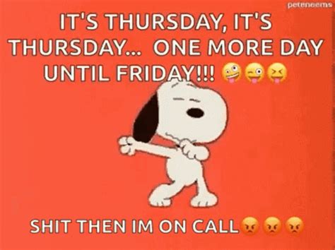 Animated Happy Thursday Garfield Sparkling Glitters 