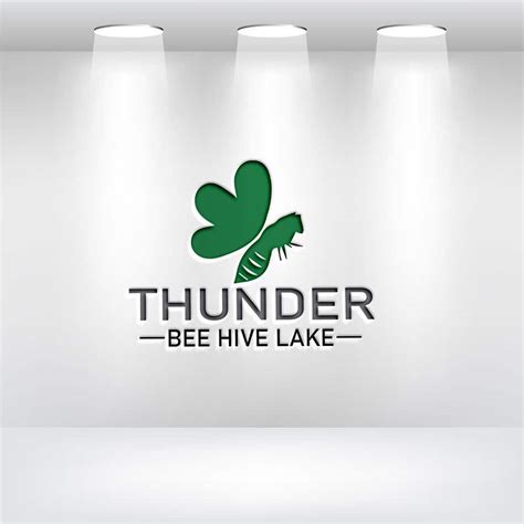 Entry 293 By Mdbashar99 For Logo Thunder Bee Hive Lake Freelancer