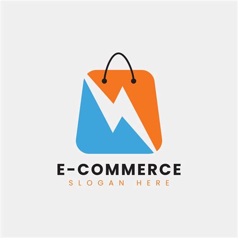 Creative Modern Abstract Ecommerce Logo Design Colorful Gradient