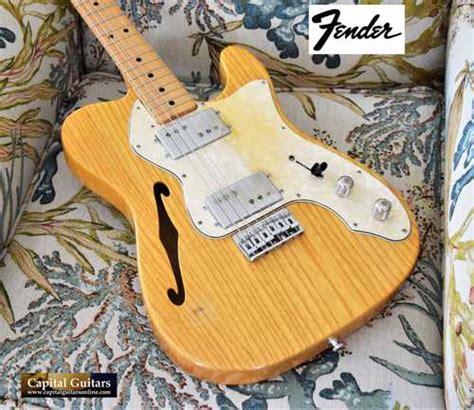 1973 Fender Telecaster Thinline Guitars Electric Semi Hollow Body