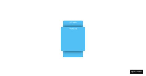 React Card Carousel Codesandbox