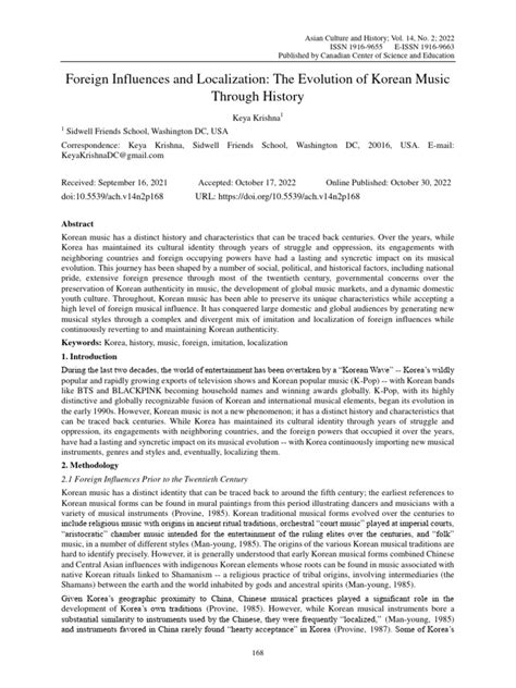 Foreign Influences And Localization The Evolution Pdf Hip Hop Music Korea
