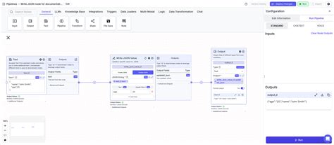 Write Json Value Node Vectorshift
