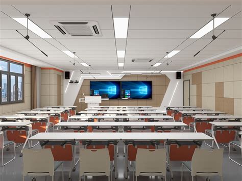 Smart Classroom 2 3d Model Turbosquid 2226419