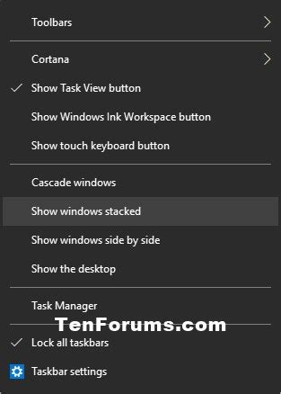 Show Windows Stacked In Windows 10 Tutorials Show Windows Stacked In Windows 10 Tutorials