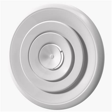 Ceiling Diffuser Round 3d Model Turbosquid 1962207