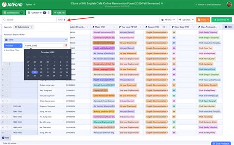 How A Professor Uses Jotform Tables To Manage Babe Appointments The Jotform Blog