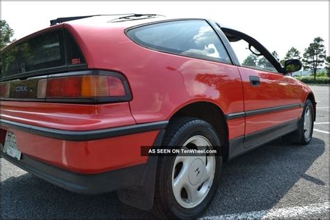 Rare 1991 Honda Crx Si Rust Unmolested
