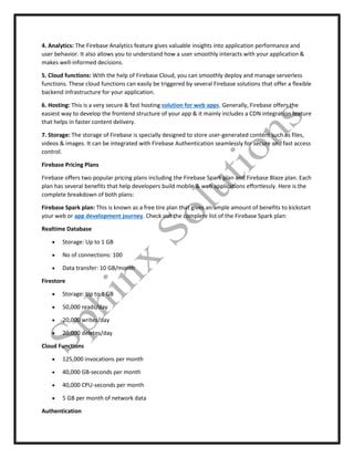 AWS Amplify Vs Firebase Selecting The Best Backend For Your Apps Pdf Cloud Computing Internet