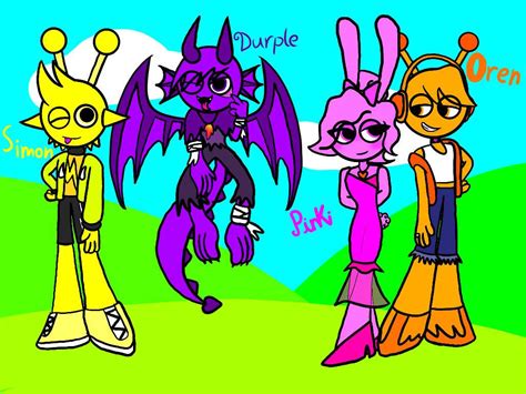 Sprunki Characters In My Art Style Pt2 By Kasumaih On Deviantart