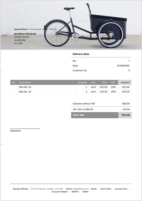 Delivery Note What Is A Delivery Note Sumup Invoices
