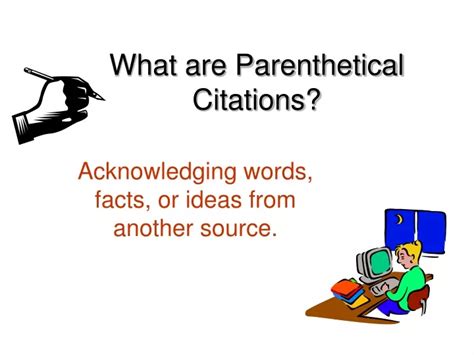 PPT What Are Parenthetical Citations PowerPoint Presentation Free Download ID