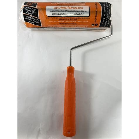 Pumpkin แปรงลูกกลิ้งทาสี พร้อมด้าม 10นิ้ว ขนไม่หลุดง่าย เกรดดี 30216 Shopee Thailand