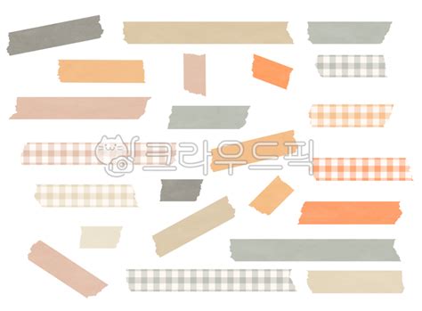 다꾸 다이어리 마스킹테이프 마스킹테이프png 종이테이프 사진이미지일러스트캘리그라피 Pepper83작가