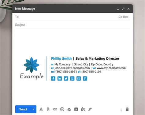 HTML Email Signature Template Perfect For All Businesses Etsy
