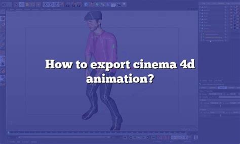 how to export cinema 4d animation