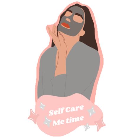 Woman Self Care Sticker By Finoula Maestre