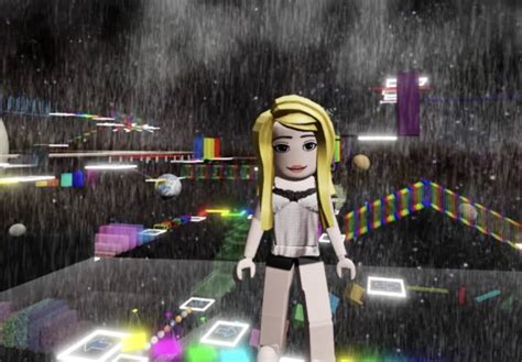 [asmr] Galaxy Neon Obby ️ With Rain Roblox