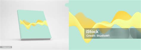 현실적인 책 모형 커버 디자인 템플릿 동적 효과와 3d 물결 모양의 배경 마케팅 연구 통계 및 분석을 위한 벡터 일러스트레이션 0명에 대한 스톡 벡터 아트 및 기타 이미지