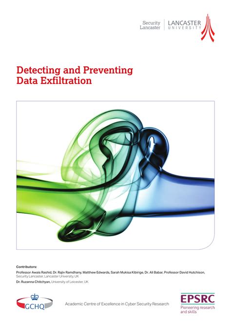 Pdf “detecting And Preventing Data Exfiltration” Executive Summary